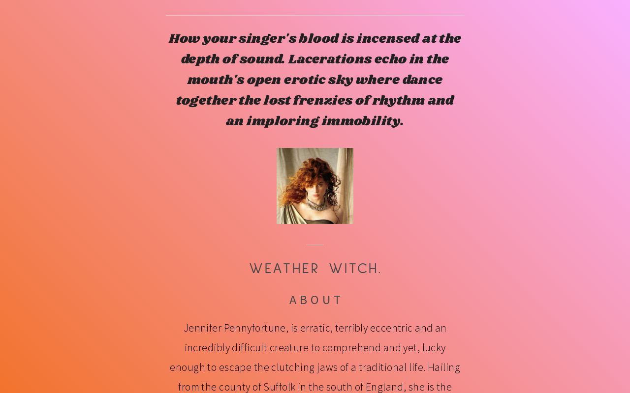 Jennifer's Biography.